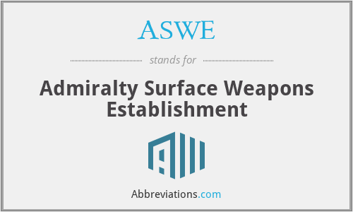 What does ASWE stand for?