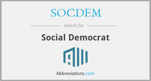 What does SOCDEM stand for?