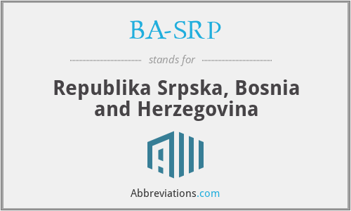 What does BA-SRP stand for?