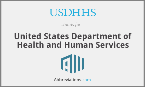 What does USDHHS stand for?