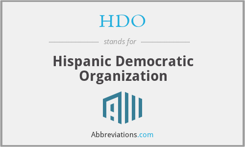 What does HDO stand for?
