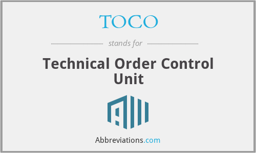 What does TOCO stand for?