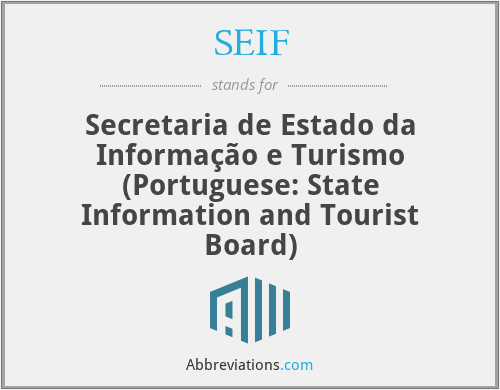 SEIF - Secretaria de Estado da Informação e Turismo (Portuguese: State ...