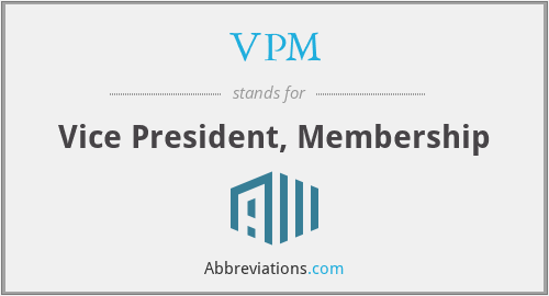 What does VPM stand for?