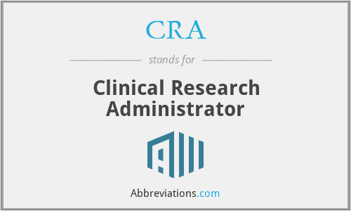 CRA - Clinical Research Administrator