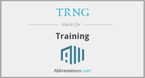 What is the abbreviation for Training?