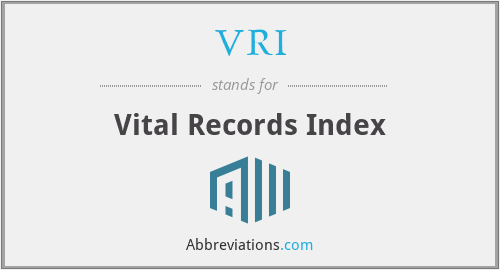 What does VRI stand for?