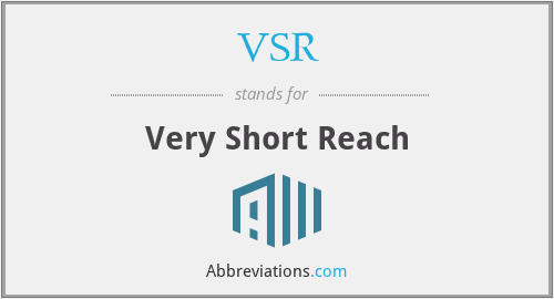 What does VSR stand for?