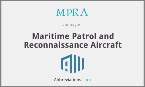What does MPRA stand for?