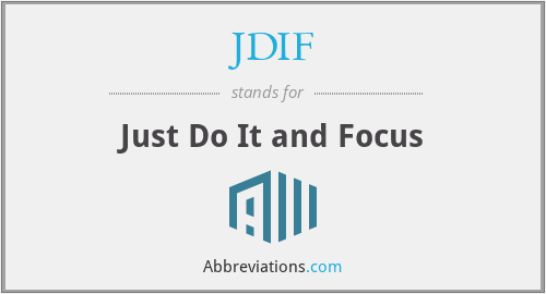 What does JDIF stand for?