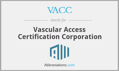 What does VACC stand for?
