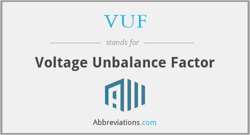 What does VUF stand for?