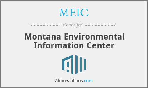 What does MEIC stand for?