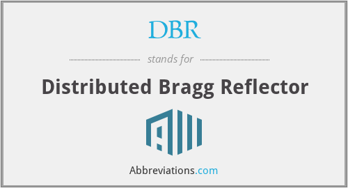 What does DBR stand for?