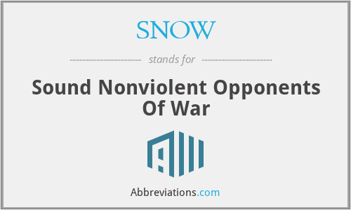 What does SNOW stand for?