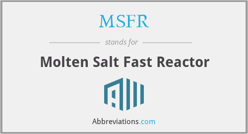 What does MSFR stand for?