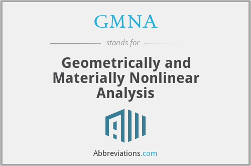 What does GMNA stand for?