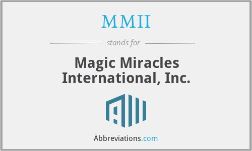 What does MMII stand for?