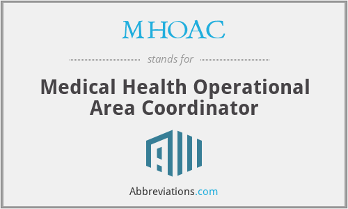 What does MHOAC stand for?