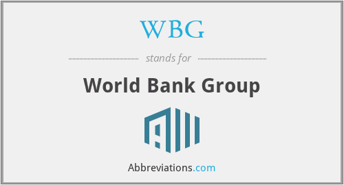 What does WBG stand for?
