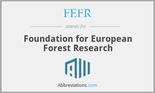 What does FEFR stand for?
