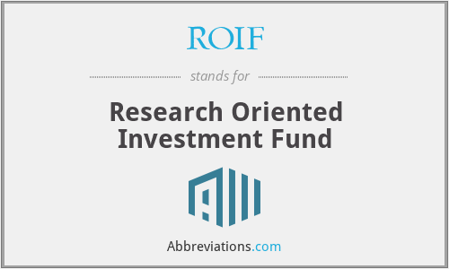 What does ROIF stand for?