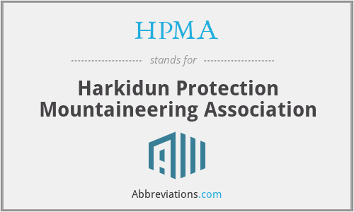 What does HPMA stand for?