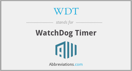 What does WDT stand for?