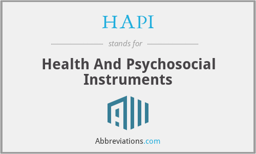 What does HAPI stand for?