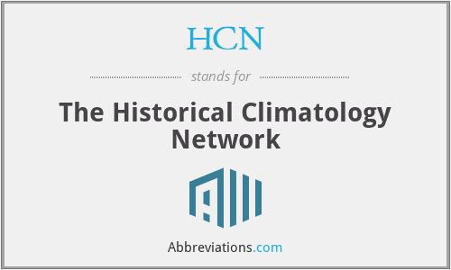 What does HCN stand for?
