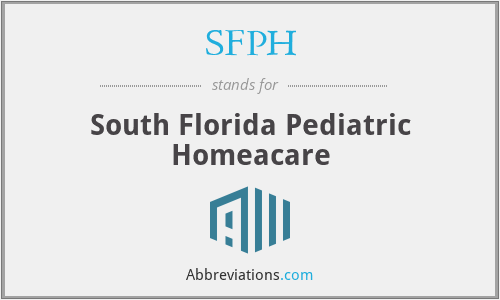 What does SFPH stand for?
