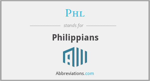 What is the abbreviation for philippians?