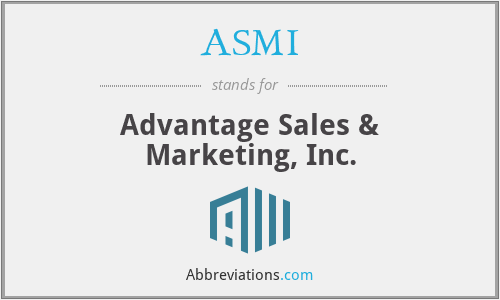 What does ASMI stand for?