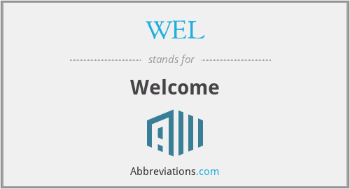 What is the abbreviation for Welcome?