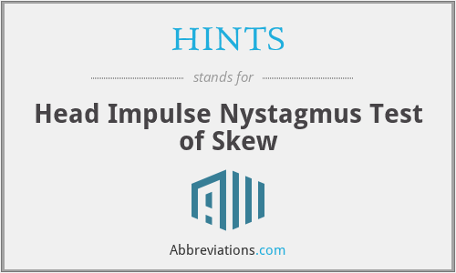 What does HINTS stand for?