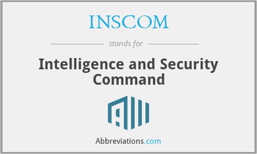 What does INSCOM stand for?