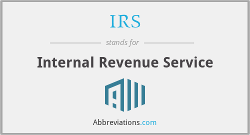 What does IRS stand for?