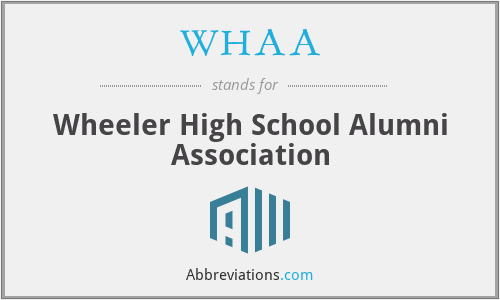 What does WHAA stand for?