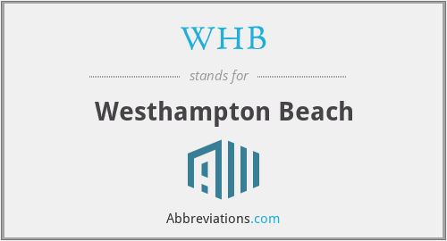 What does WHB stand for?