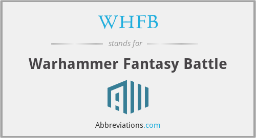 What does WHFB stand for?