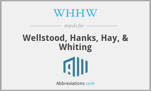 What does WHHW stand for?