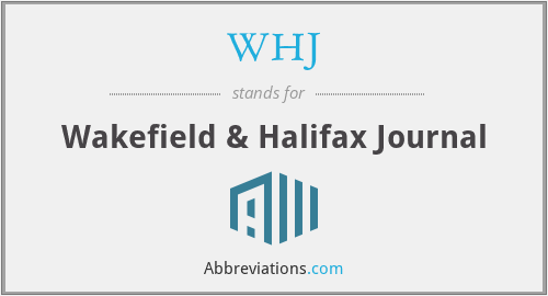 What does WHJ stand for?