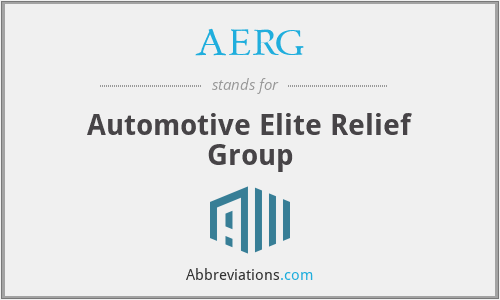 What does AERG stand for?