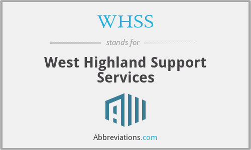 What does WHSS stand for?