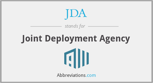 What does JDA stand for?