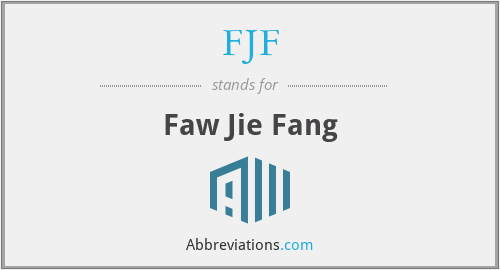 What does FJF stand for?