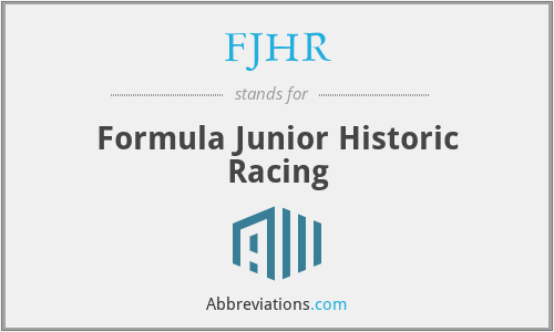 What does FJHR stand for?