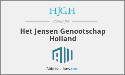 What does HJGH stand for?