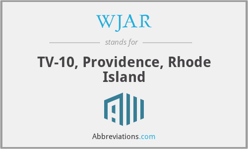 What does WJAR stand for?