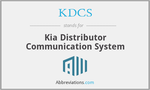 What does KDCS stand for?